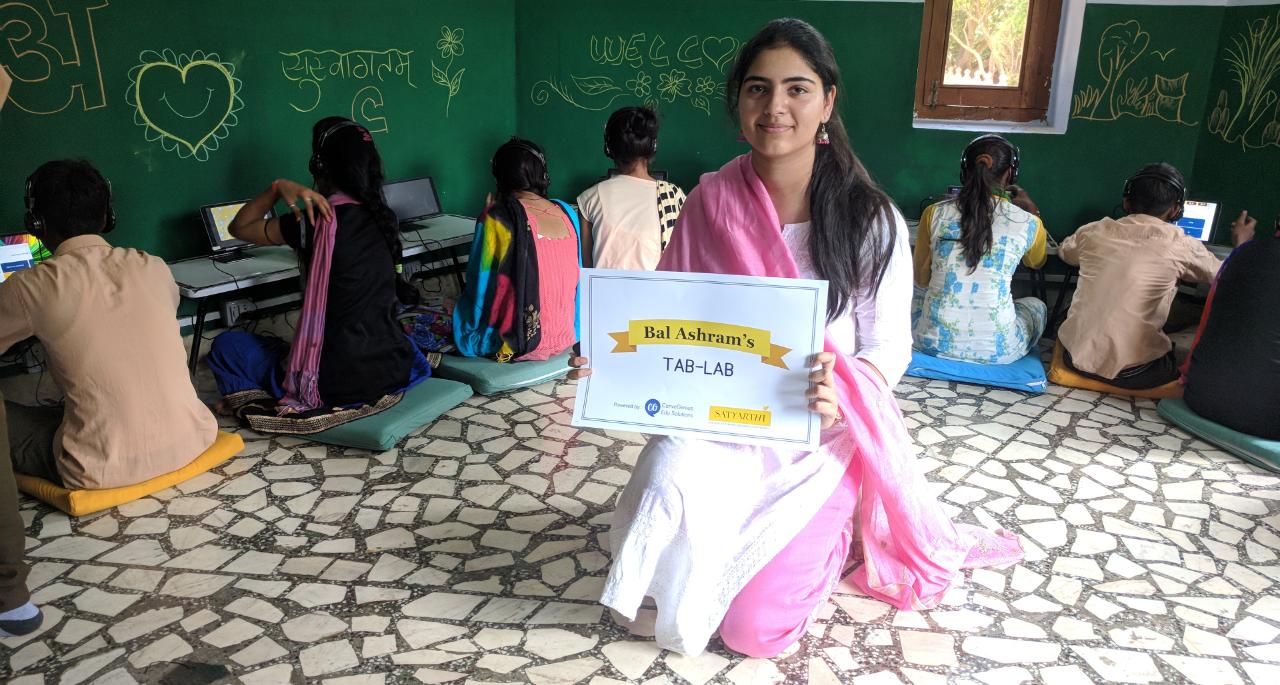 CSRBOX: New Tab-Labs for the kids of Bal Ashram – ConveGenius